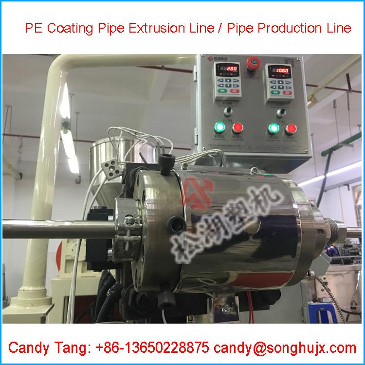 PE Coated Steel Pipe Extrusion Line - Dongguan Songhu Plastic Machine ...