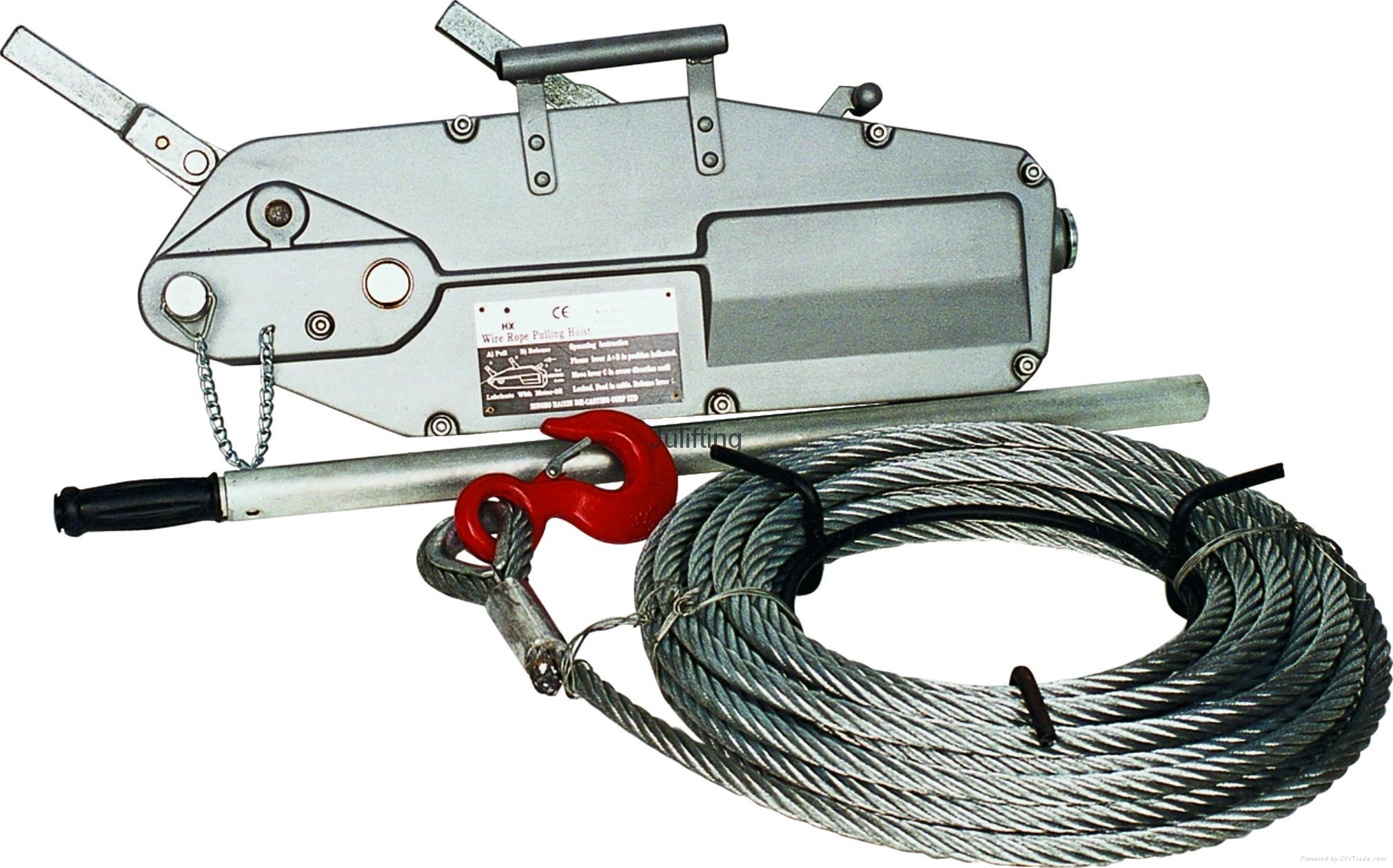 Wire Rope Pulling Hoist with Aluminium Body 0.8t-5.4t - HB - as clients ...
