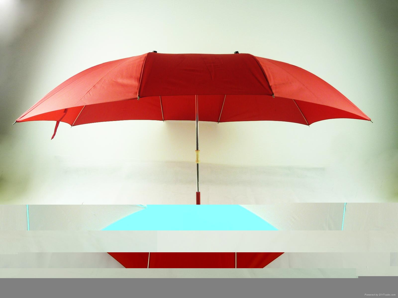 Custom double layers 2 fold J hooked handle umbrella - XKUM-SMPS57FPC ...