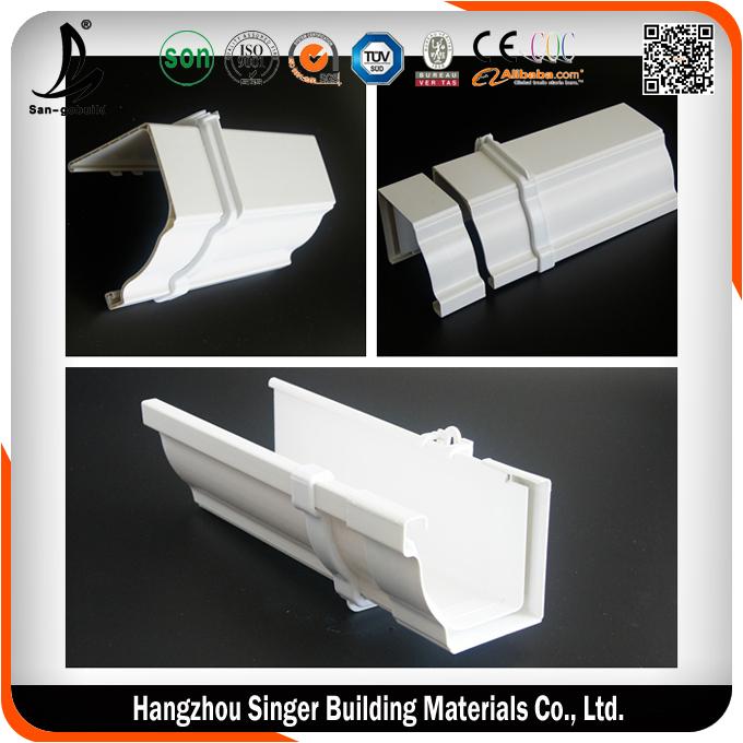Other Building Materials Roof Drainage System PVC Gutter and Downpipe ...
