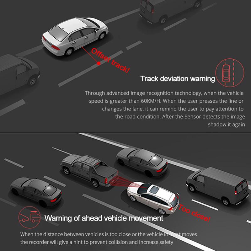 Phisung Z55 10inch android 8.1 2+16G mirror car video recorder WIFI ...