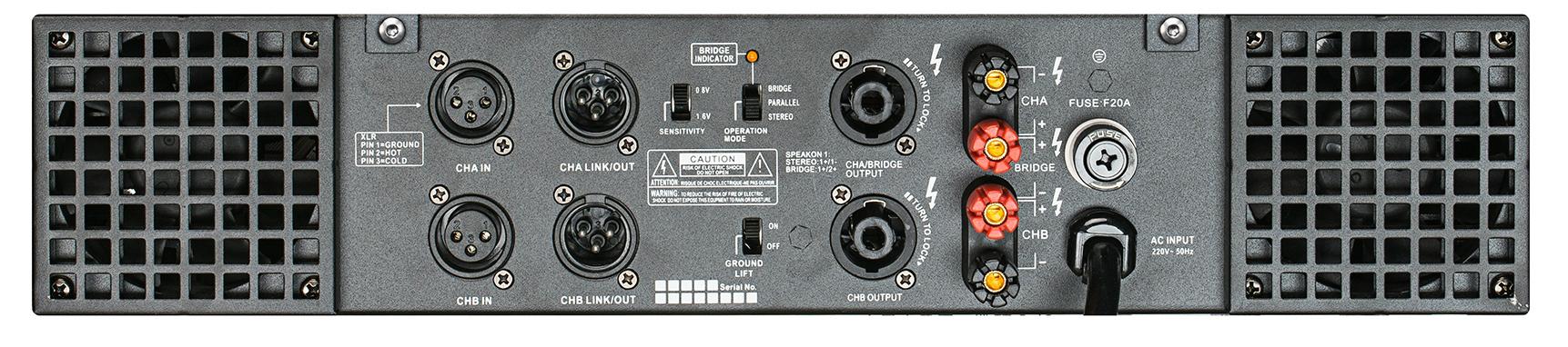 High Power Output of Professional Power Amplifier - T-800 - VX (China ...