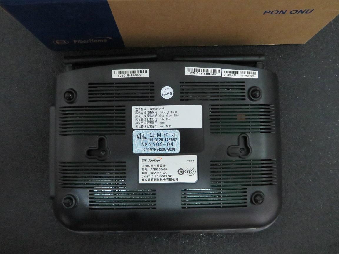 Original FiberHome AN5506-04-F GPON ONU - AN5506-04F - Fiberhome (China ...