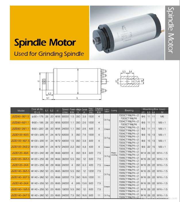 SPINDLE MOTOR (China Manufacturer) - Gears - Machine Hardware Products ...