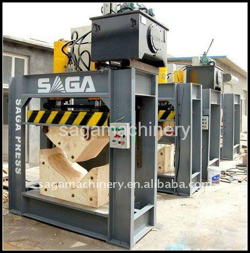 High frequency wood bending press machine - 80T,150T - SAGA (China ...