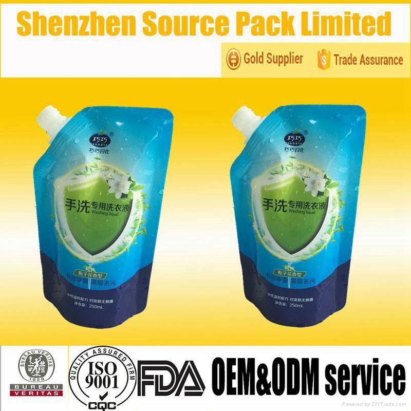 250ml Disposable Eco-Friendly Feature Washing Liquid Packaging Bag ...