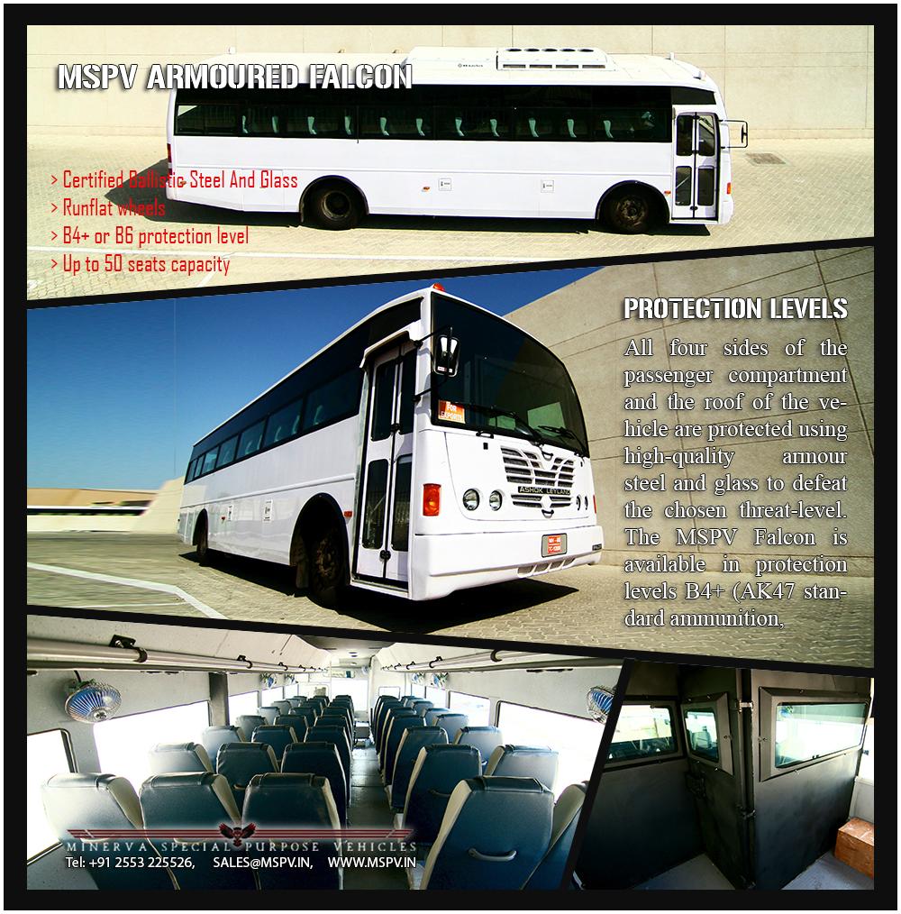 Armoured & Bullet Proof Bus - MSPV (India Manufacturer) - Other ...