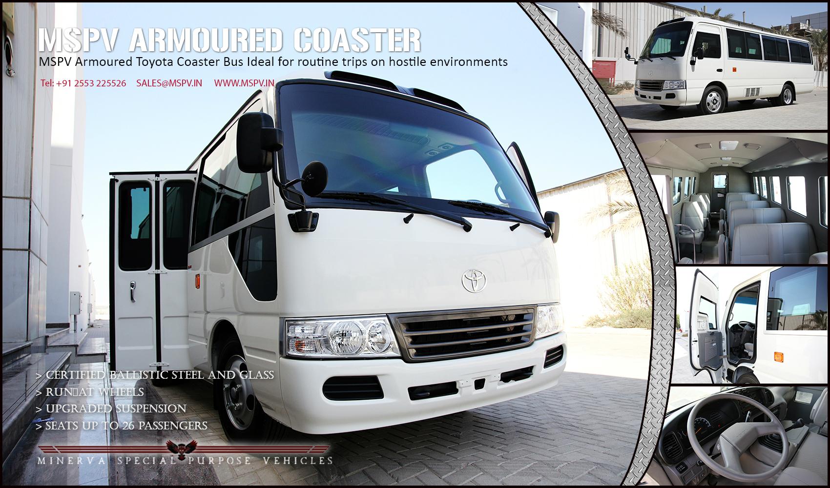 Armoured & Bullet Proof Bus - MSPV (India Manufacturer) - Other ...