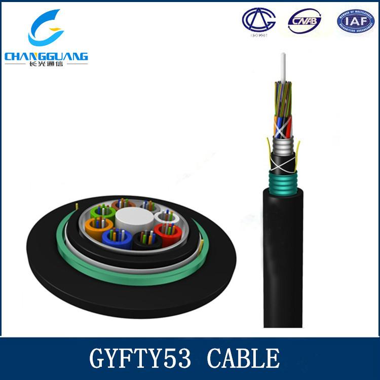 GYFTY53 FRP Messenger Outdoor Armored Optical Fiber Cable - Changguang ...