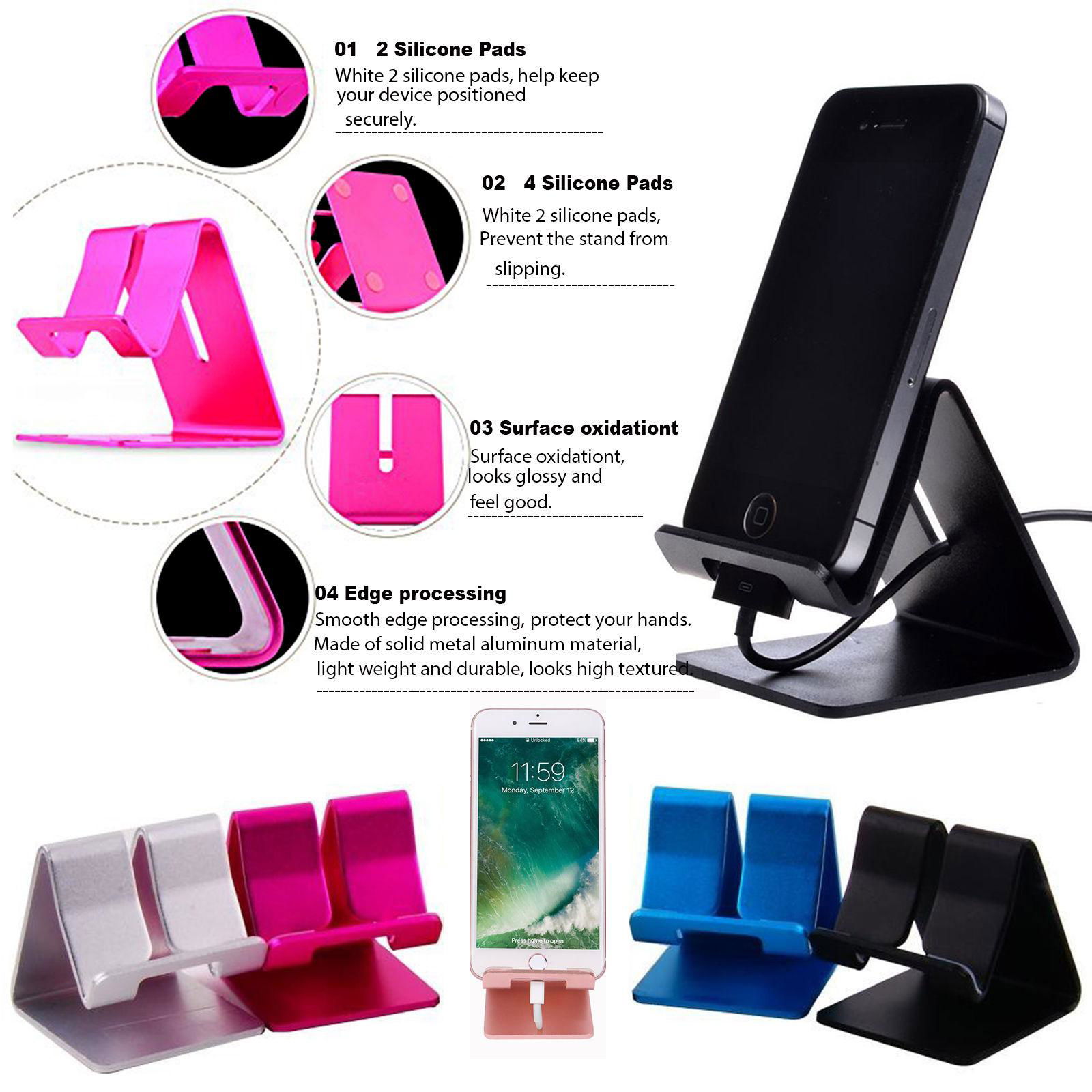 Universal Aluminum Cell Phone Desk Desktop Mount Stand Holder - DHL ...