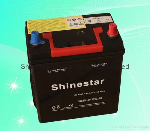 NS40L-MF(36B20L-MF)12v 32AH Maintenance-free car Battery - Shinestar ...
