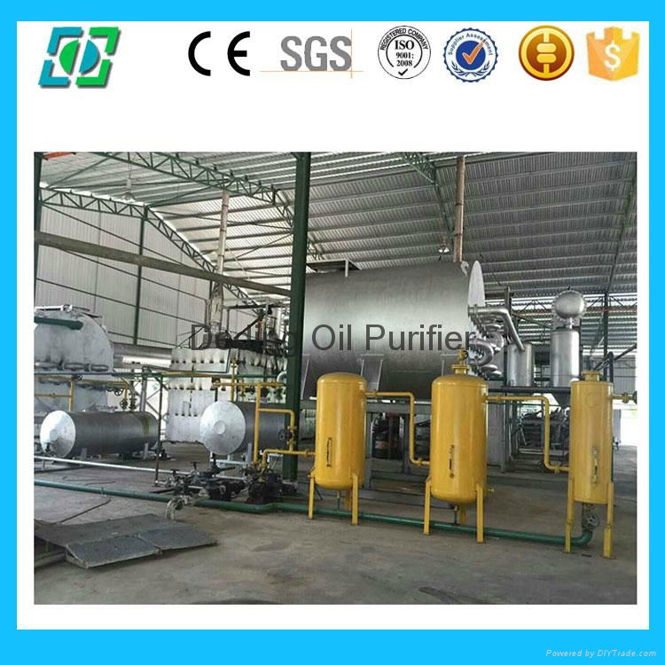 DDB-5 Waste Used Oil Re-refining Plant Into Diesel - DEDING (China ...
