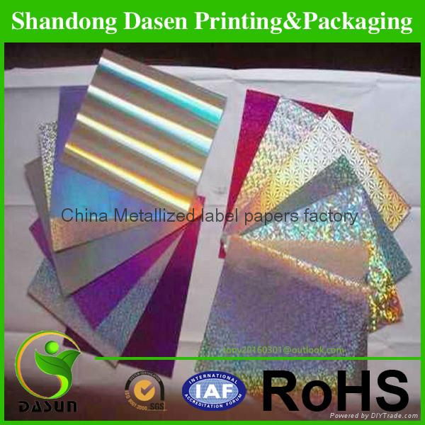 holographic metallized paper for label printing - JQY-L-69-001 ...