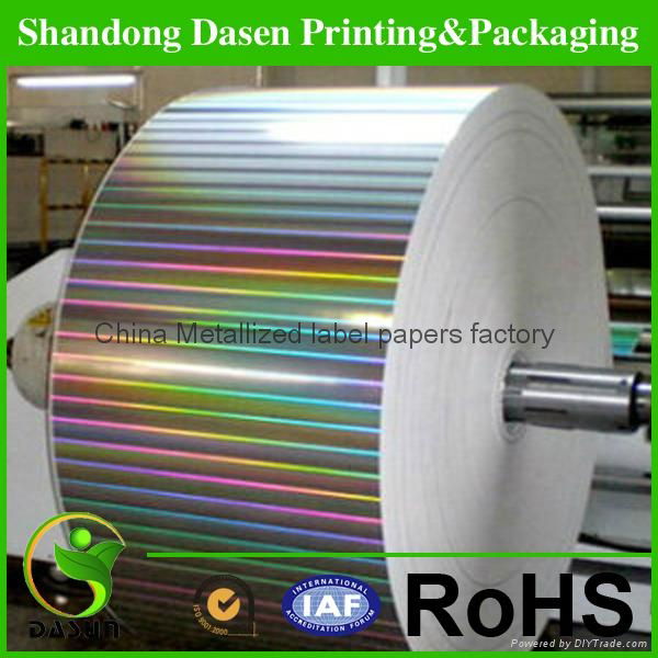 holographic metallized paper for label printing - JQY-L-69-001 ...