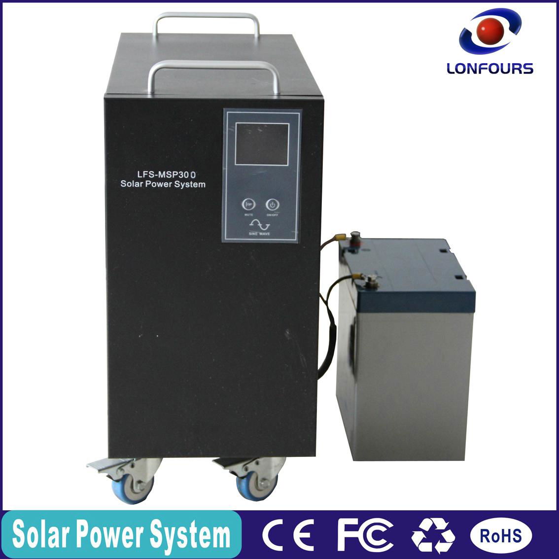 300W solar power 220 volt output system - LFS-MSP300 - Lonfours (China ...