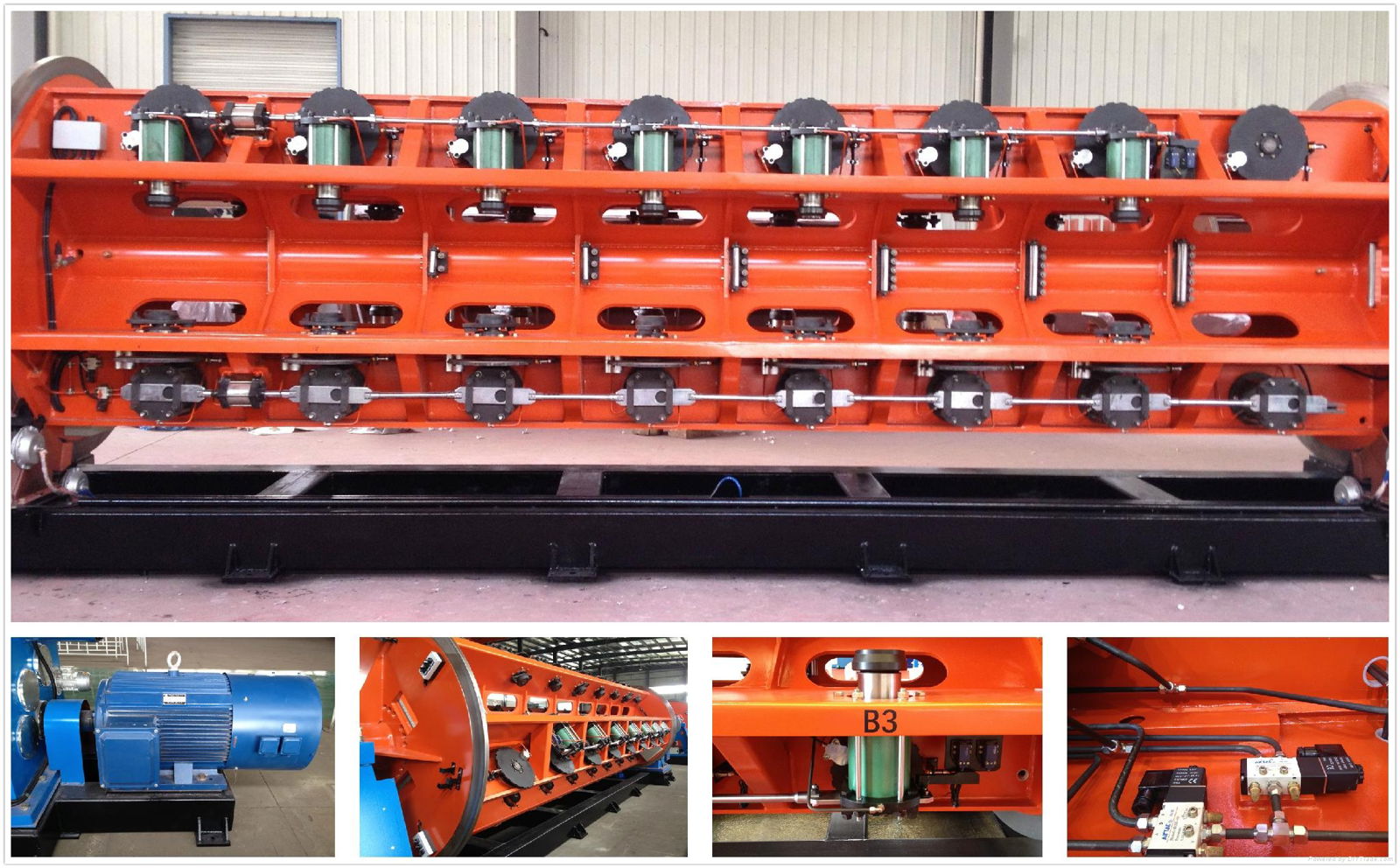 Rigid Frame Stranding Machine for Copper/Aluminum Wire - JLK710/630/500 ...