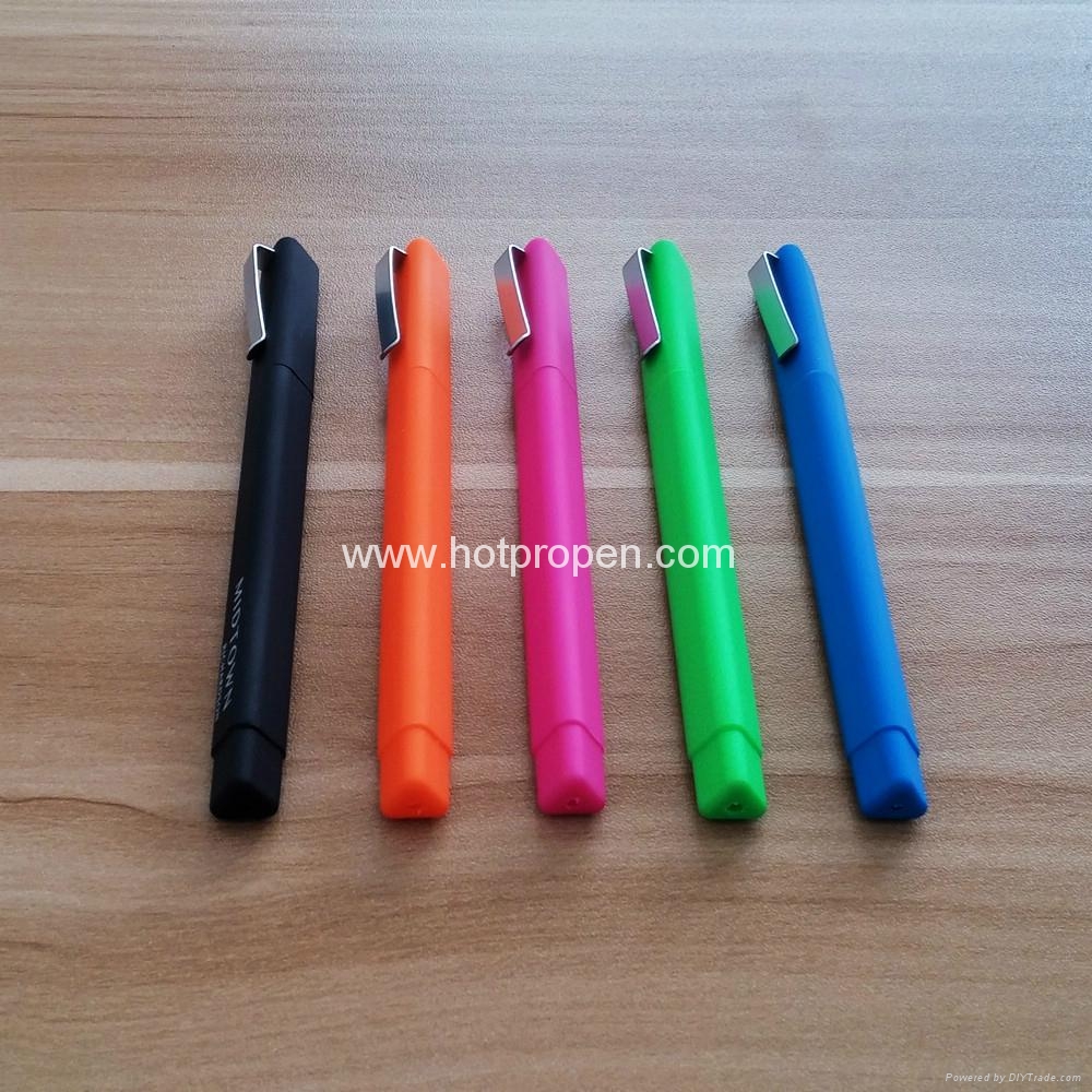 soft rubber coated triangle ball pen with logo - BOP0014 - HOT PROMOPEN ...