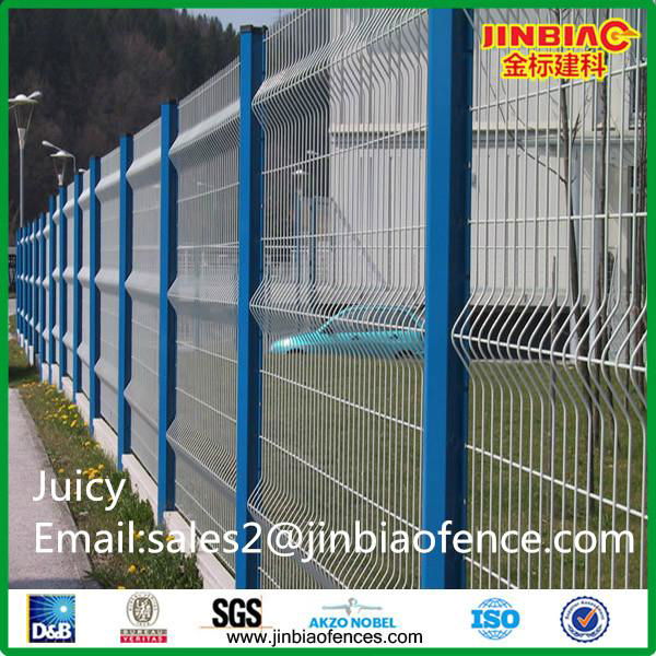 Welded wire mesh fence with peach post - JB-WELDED-001 - JINBIAO (China ...