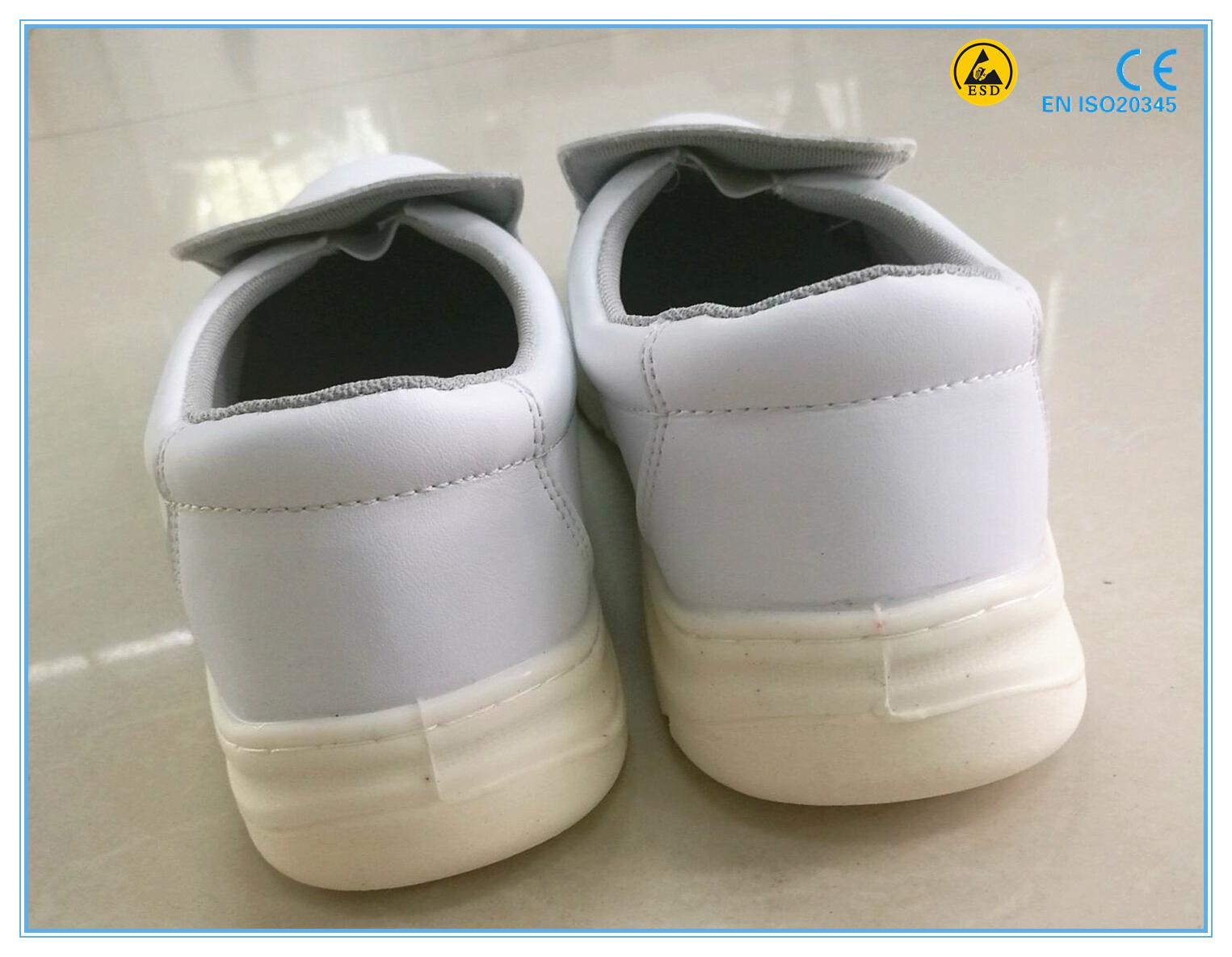 white color microfiber leather upper PU outsole lab safety shoes - JR ...