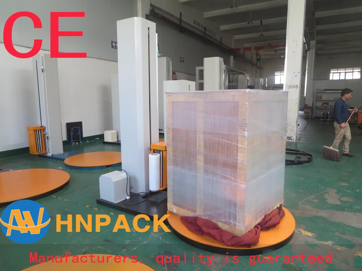 china semi-auto pallet wrapper manufacturer supply pallet wrapping machine - Ms206 - hnpack ...