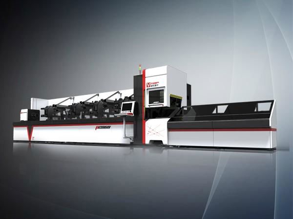 Automatic Bundle Loader Fiber Laser Pipe Cutting Machine - P2060A ...