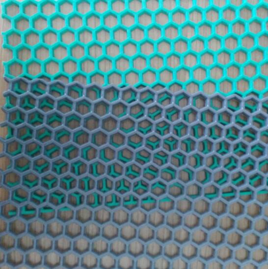 Eco-friend anti-slip durable roll coil pvc hexagonal mat - TP04 ...