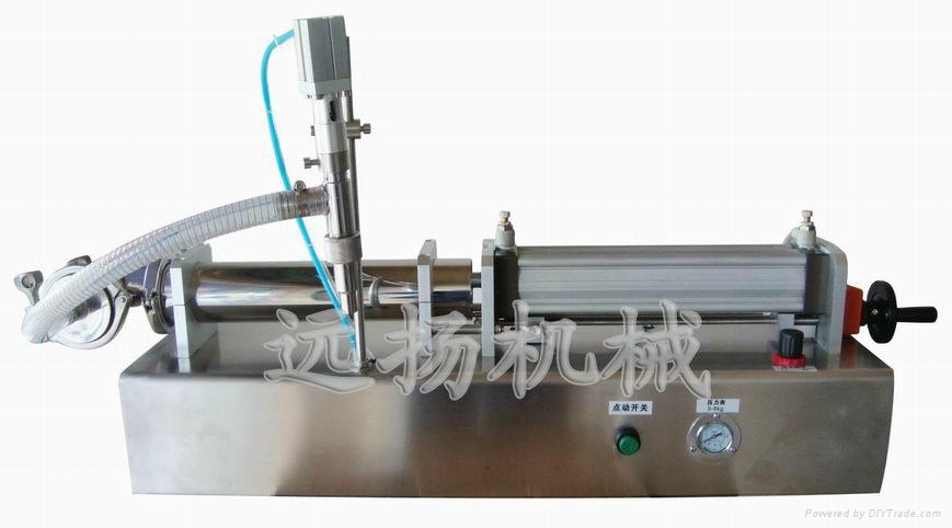 Semi-automatic single head horizontal filling machine - HY-100 ...