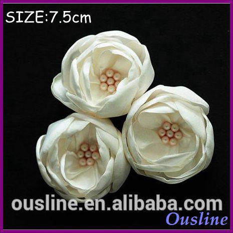 China supplier good quality customized handmade silk fabric flowers ...