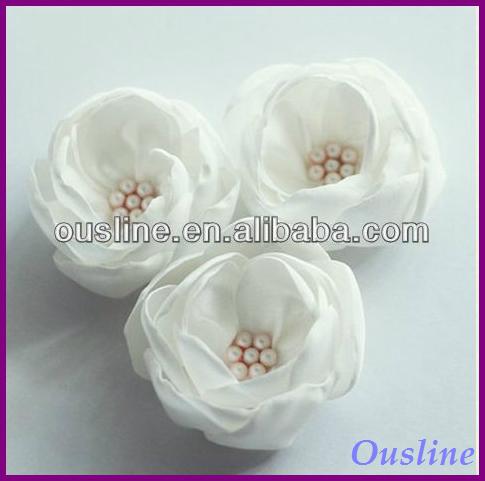 China supplier good quality customized handmade silk fabric flowers ...