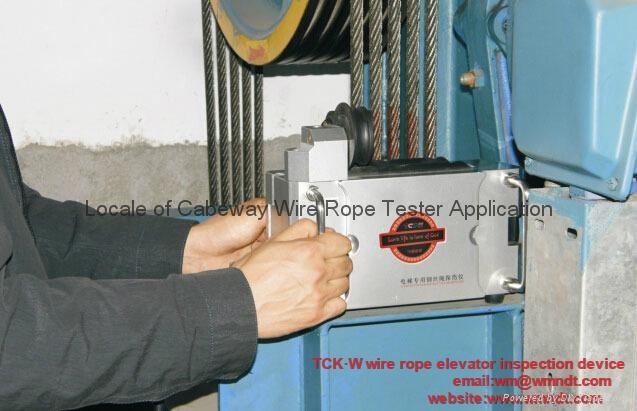 Elevator Wire Rope Tester - TCK•W-DT130/DT1 - Elevator Wire Rope ...