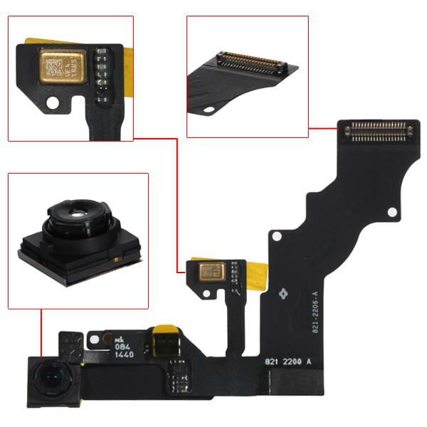 Front Camera & Microphone Flex Assembly for iPhone 6plus - 6pFC - Yuler ...