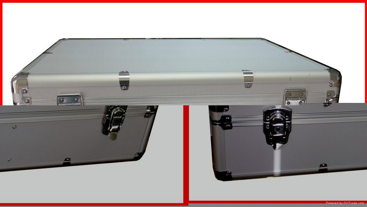 Silver Aluminum CD Media Storage Case Custom - R&G/Custom - R&G/Custom ...