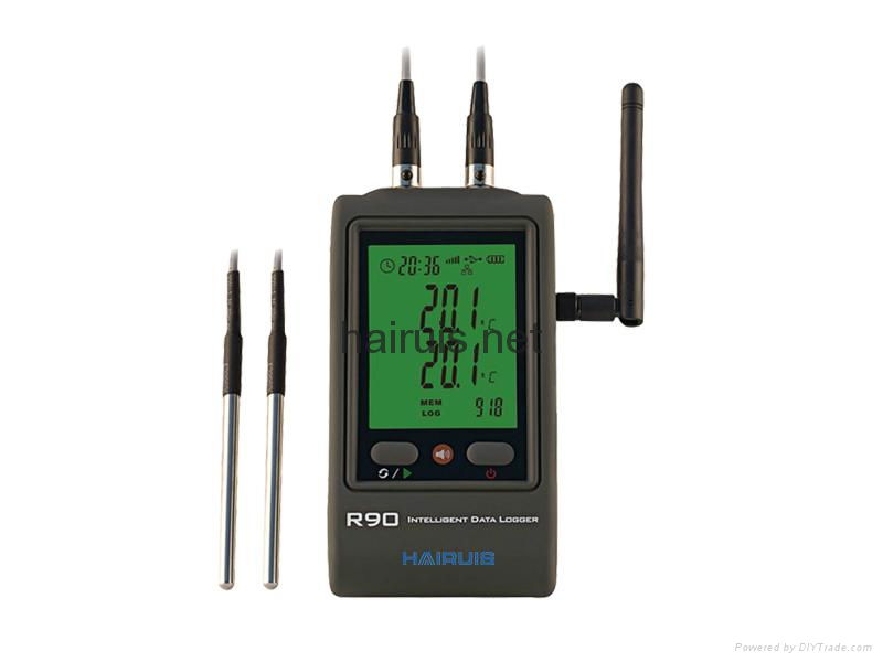 R90TT-W dual probes wifi temperature data logger - HAIRUIS (China ...