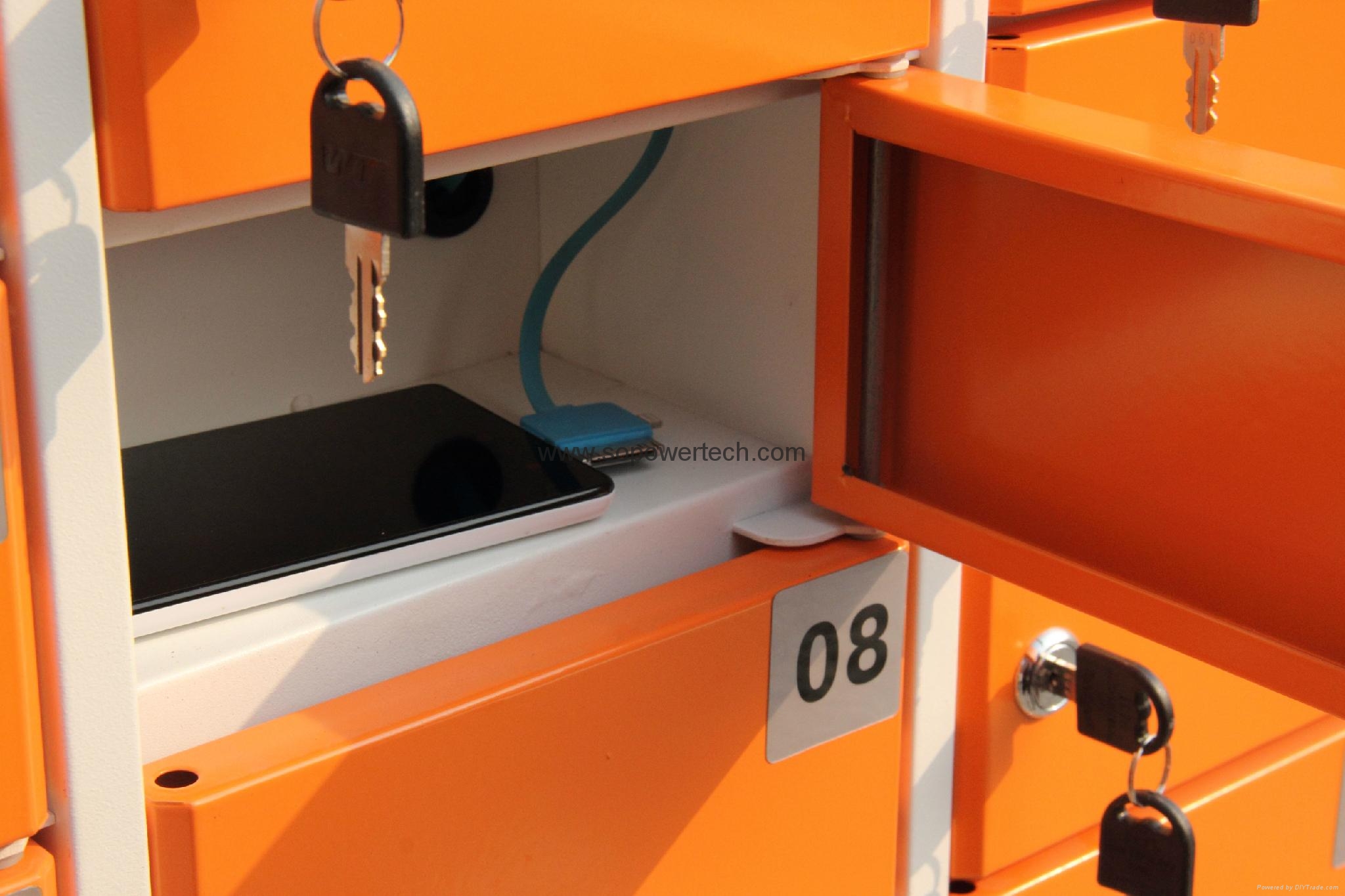 Multi Phone Coin Operated Charging Station Payment Cell Phone Charging Lockers Dce8 Sopower