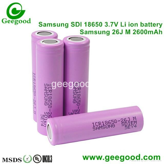 original Samsung 26J 26JM 18650 2600mAh 18650 battery (China ...