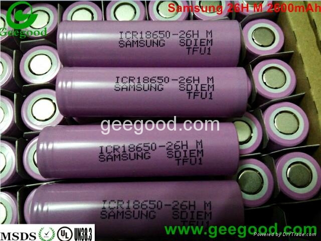 original Samsung 26J 26JM 18650 2600mAh 18650 battery (China ...