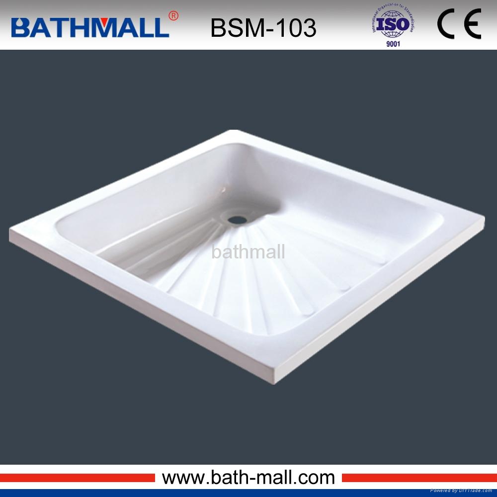 Cheap built in plastic shower tray shower basin - BSM-103 - bathmall ...