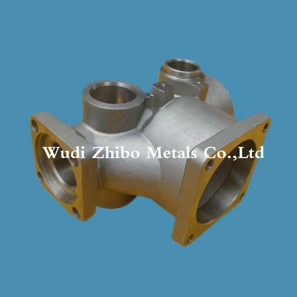 Custom Irregular Shape Stainless Steel Metal casting fitting - zhibo ...