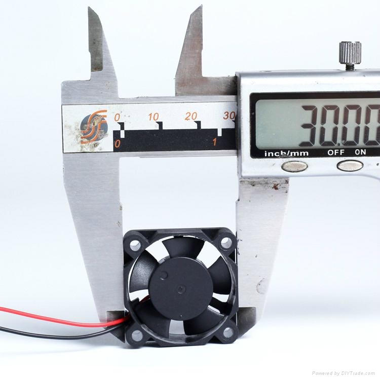 12V mini fan 30x10mm cooling fans 3CM dc brushless fan - HDS3010 (China ...