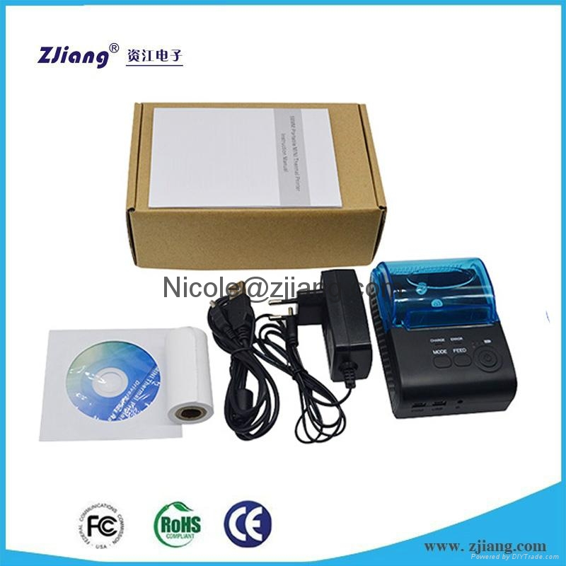 Hot Sale Portable Thermal Printer 58mm Cheap USB Receipt Printers for Business - ZJ-5805 ...