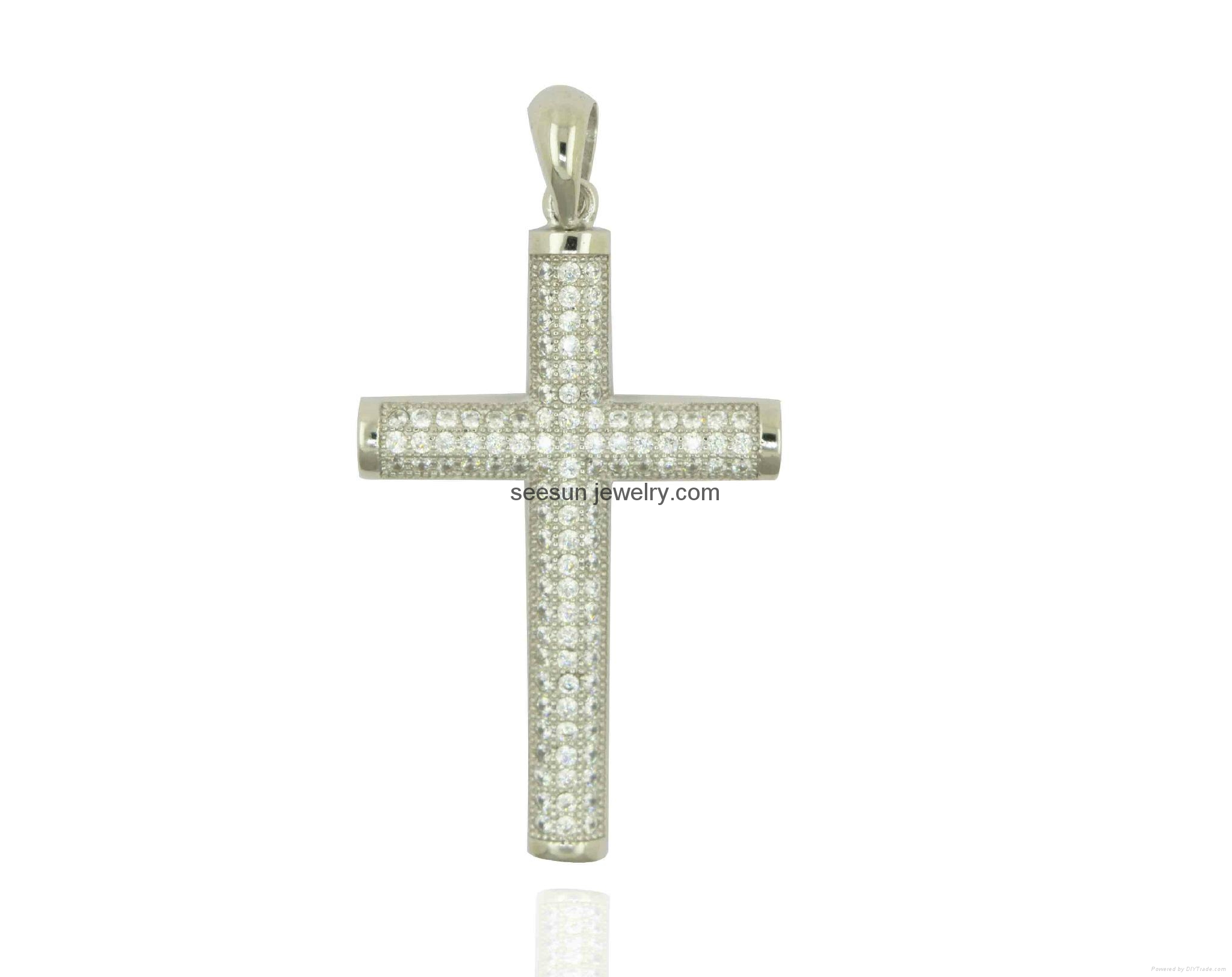 925 silver cross pendant - LE0598 - SEESUN (China Manufacturer ...