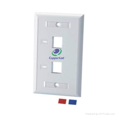 American Type Faceplate 2 Ports - CL-FP-1202 - OEM&ODM (China ...