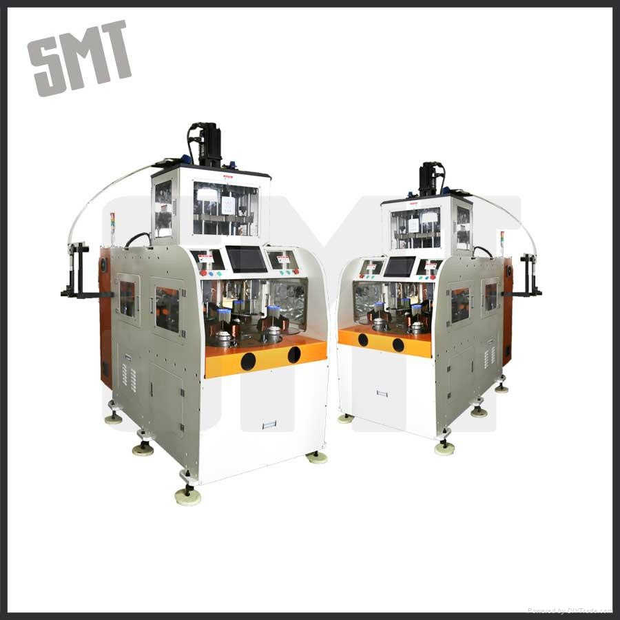 SMT Full-auto Electrical Motor Coil Winding Machine with 2 Winding head ...