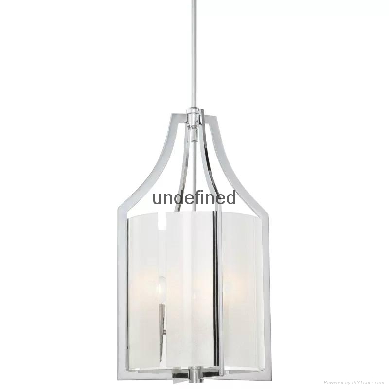 Ample Chrome 4 Light Indoor Full Sized Pendant lighting - MD16031-4 ...