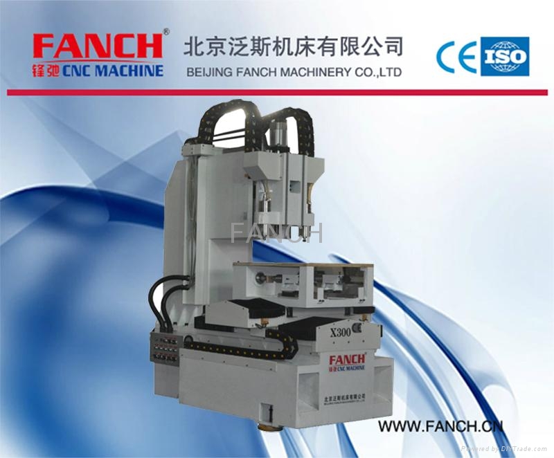 4 axis Mini cnc router woodworking cnc router 300/400mm size - FC-X300 ...