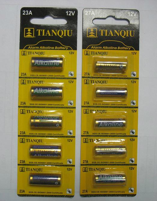 Alkaline alarm cell - 23A - TIANQIU (China Manufacturer) - Battery ...