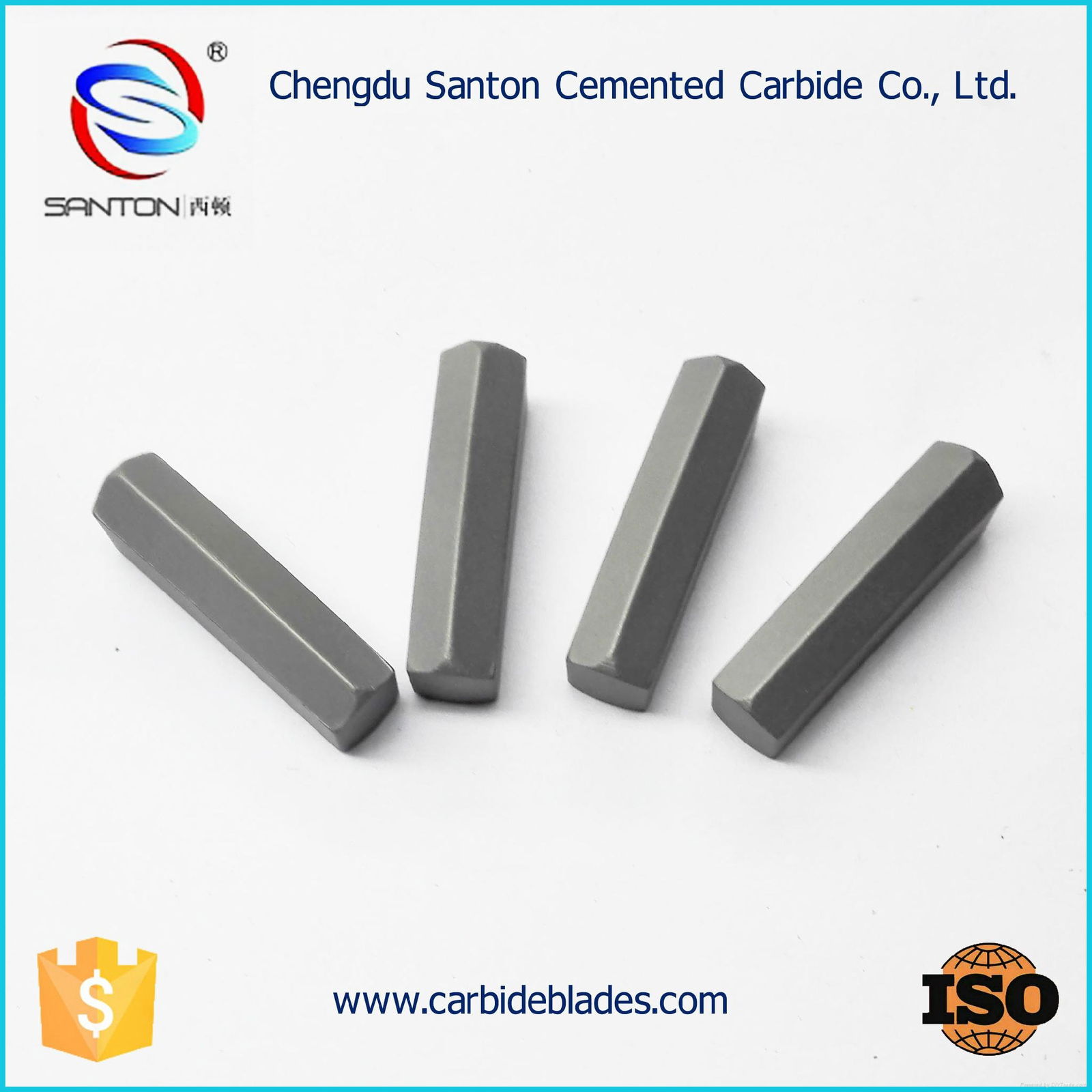 YG15 K034 carbide tips for drill rods - Santon (China Manufacturer ...