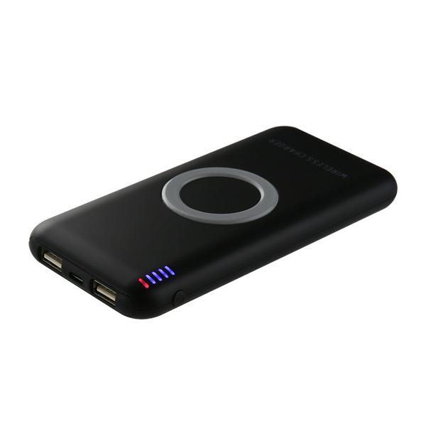 Fancy 8000mah power bank wireless charger QI wireless phone charger ...
