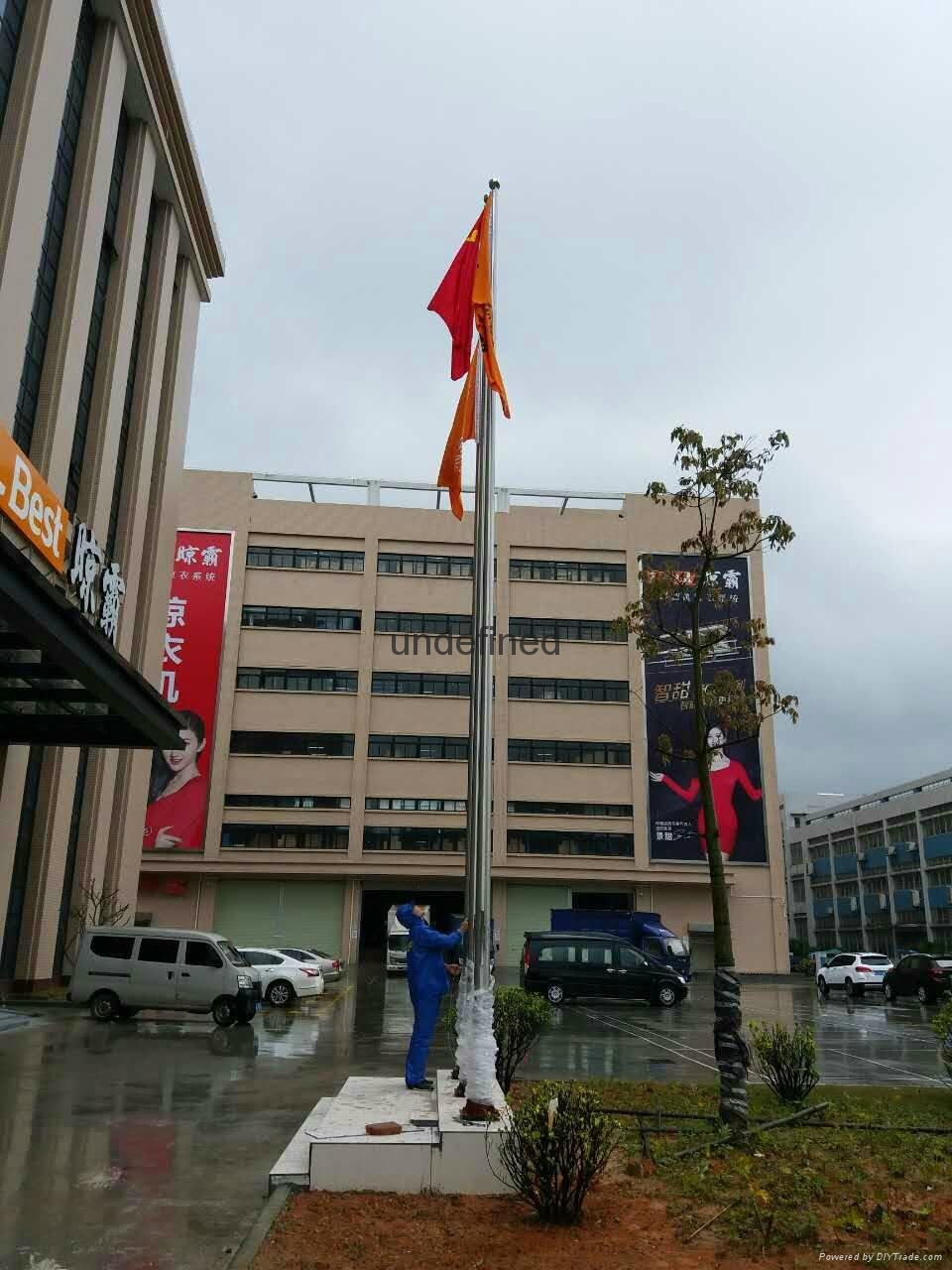 Conical Flagpole - Jin QI Fa (China Manufacturer) - Building Steel ...