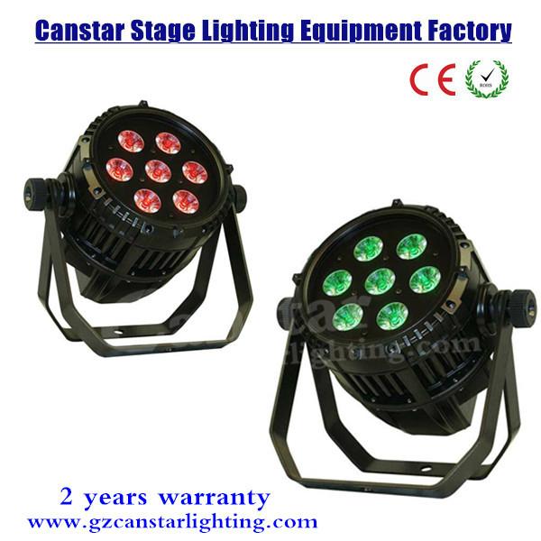 Ip65 led par light 7x10w RGBW 4 in 1 - CX-WP0710 - Canstar (China Manufacturer) - Professional ...